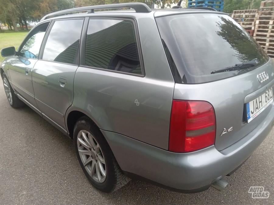 Grey Audi A4 1999 in Siauliai, with an engine capacity of 1.80 L and mileage of 260 thousand km for 1180 €, photo 9 on AUTOMOTO.COM.LV