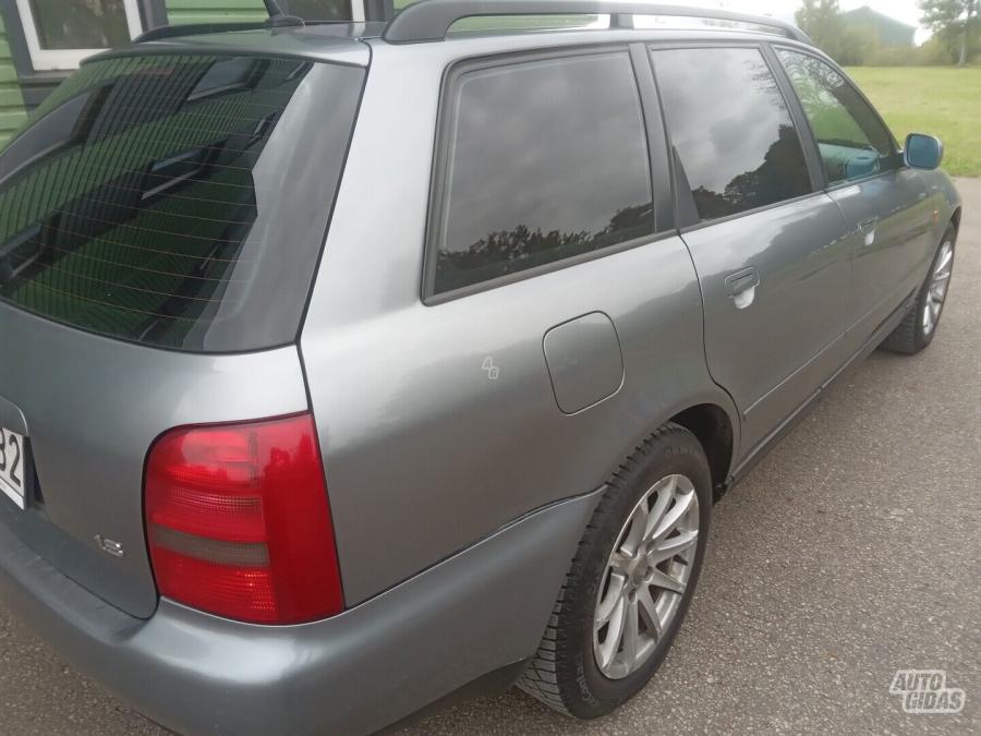Grey Audi A4 1999 in Siauliai, with an engine capacity of 1.80 L and mileage of 260 thousand km for 1180 €, photo 10 on AUTOMOTO.COM.LV