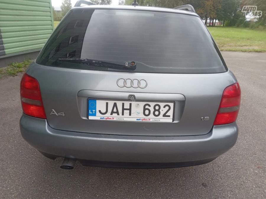 Grey Audi A4 1999 in Siauliai, with an engine capacity of 1.80 L and mileage of 260 thousand km for 1180 €, photo 12 on AUTOMOTO.COM.LV