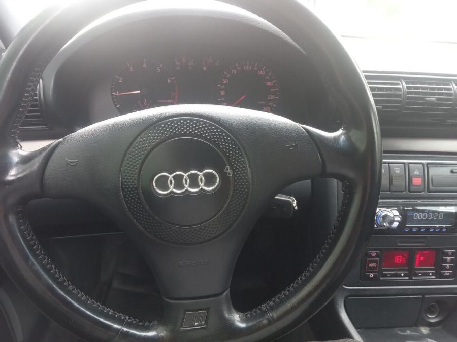Grey Audi A4 1999 in Siauliai, with an engine capacity of 1.80 L and mileage of 260 thousand km for 1180 €, photo 16 on AUTOMOTO.COM.LV