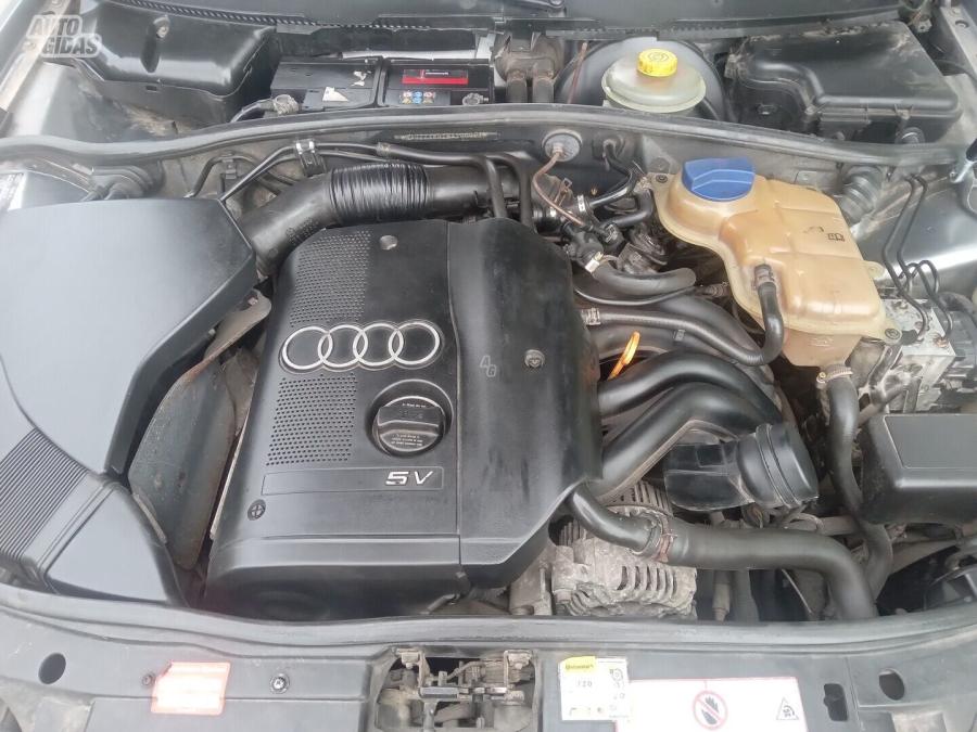 Grey Audi A4 1999 in Siauliai, with an engine capacity of 1.80 L and mileage of 260 thousand km for 1180 €, photo 25 on AUTOMOTO.COM.LV