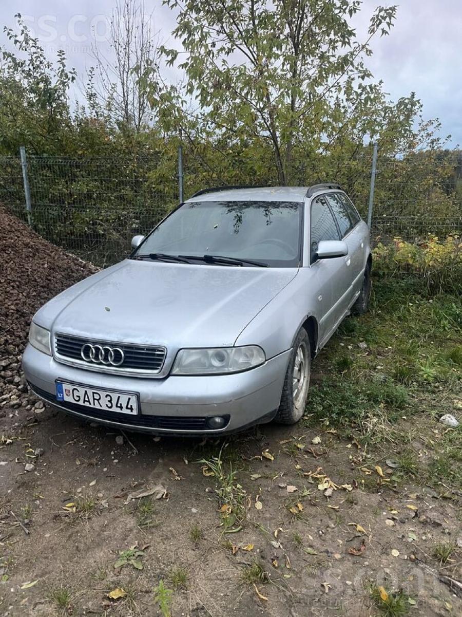 Pelēks Audi A4 1999 Krāslava, ar dzinēja tilpumu 1.90 L un nobraukumu 389 tūkst. km par 450 €, foto 1 vietnē AUTOMOTO.COM.LV