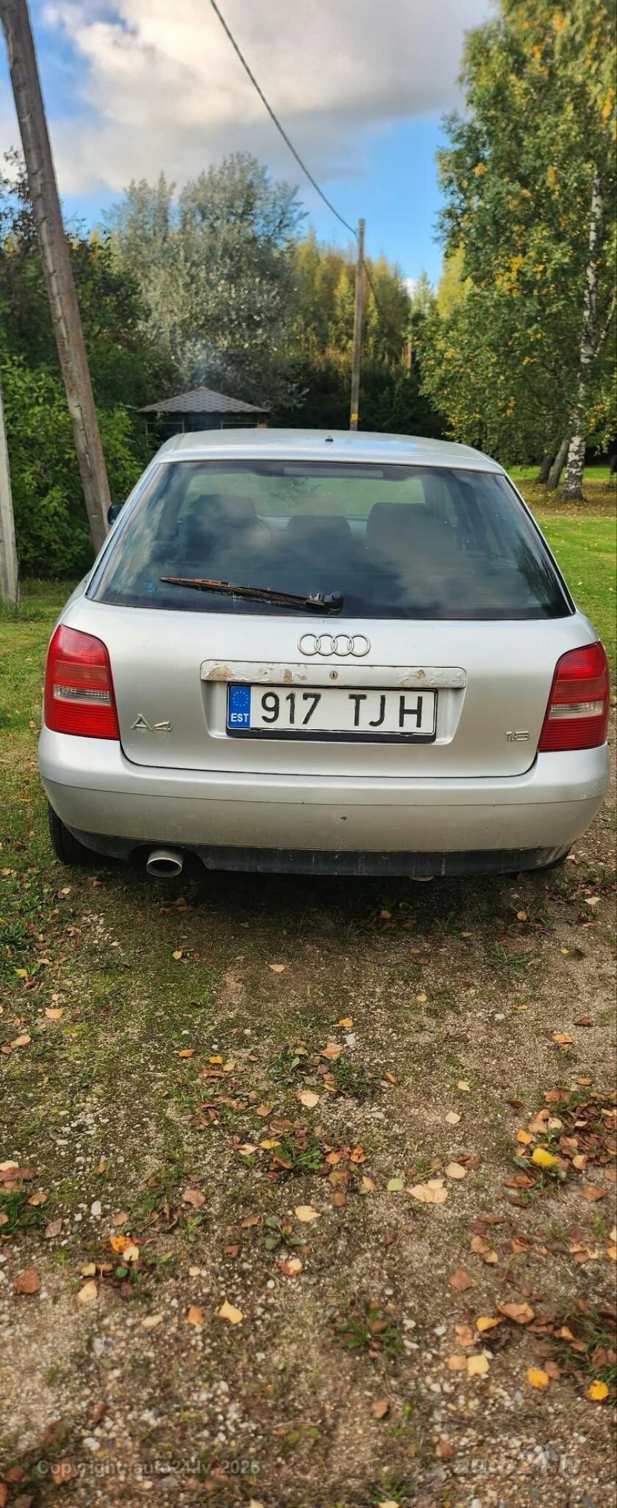 Grey Audi A4 1999 in Polva, with an engine capacity of 1.80 L and mileage of 0 thousand km for 800 €, photo 5 on AUTOMOTO.COM.LV