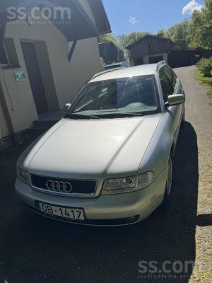 Grey Audi A4 2000 in Ventspils, with an engine capacity of 1.90 L and mileage of 289 thousand km for 3100 €, photo 1 on AUTOMOTO.COM.LV