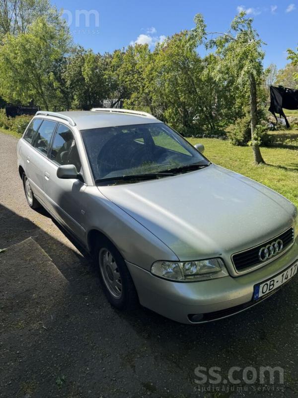 Grey Audi A4 2000 in Ventspils, with an engine capacity of 1.90 L and mileage of 289 thousand km for 2550 €, photo 2 on AUTOMOTO.COM.LV