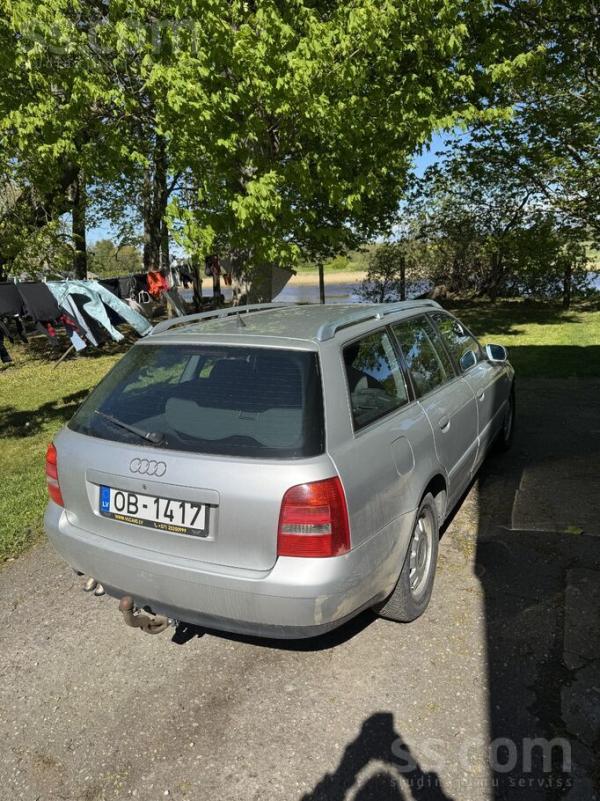 Grey Audi A4 2000 in Ventspils, with an engine capacity of 1.90 L and mileage of 289 thousand km for 2550 €, photo 6 on AUTOMOTO.COM.LV
