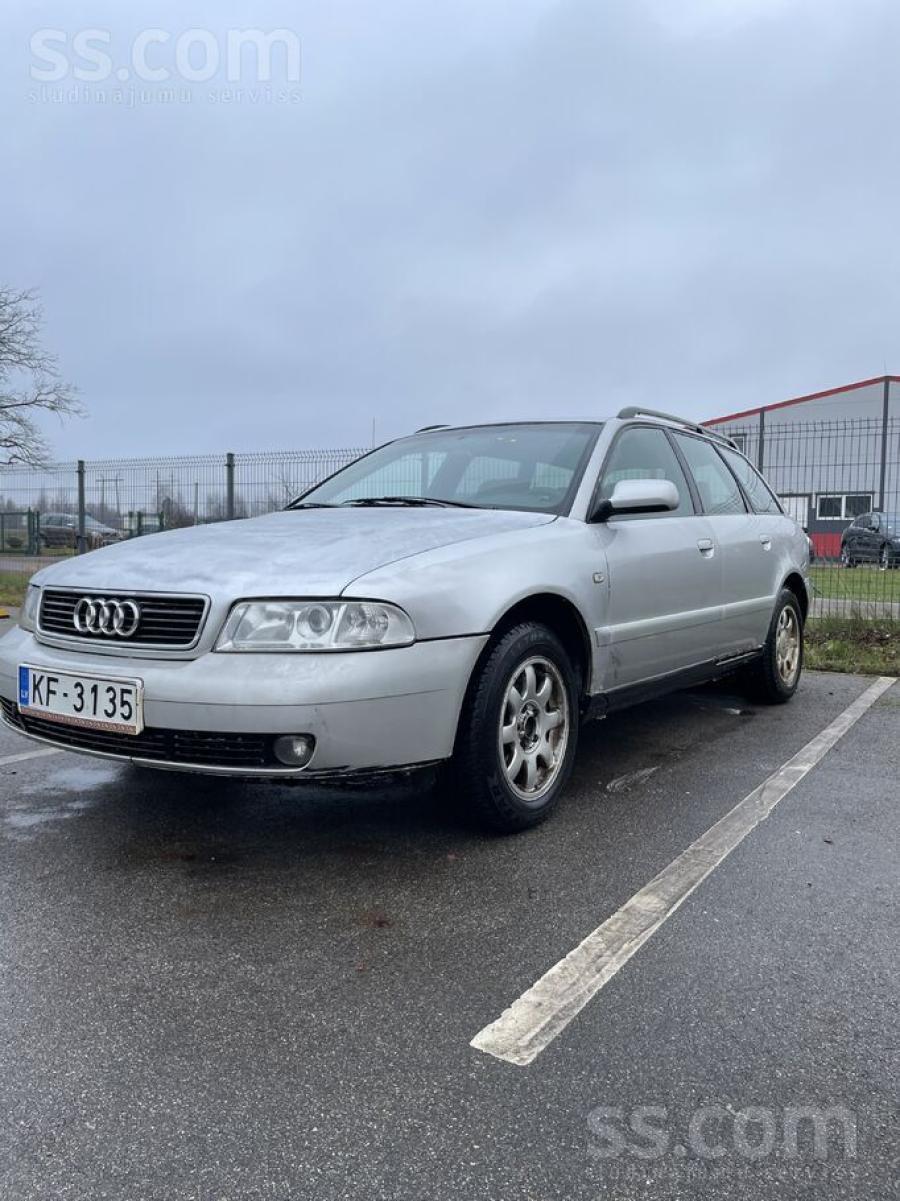 Pelēks Audi A4 2000 Jelgava, ar dzinēja tilpumu 1.90 L un nobraukumu 386 tūkst. km par 900 €, foto 2 vietnē AUTOMOTO.COM.LV