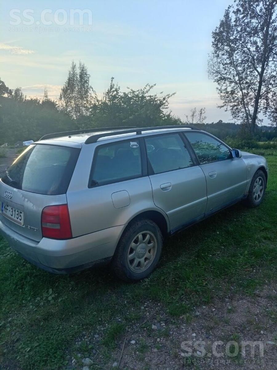 Grey Audi A4 2000 in Liepaja, with an engine capacity of 1.90 L and mileage of 370 thousand km for 500 €, photo 13 on AUTOMOTO.COM.LV