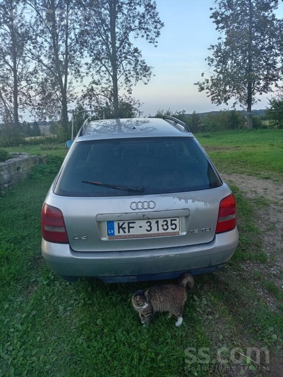 Grey Audi A4 2000 in Liepaja, with an engine capacity of 1.90 L and mileage of 370 thousand km for 500 €, photo 15 on AUTOMOTO.COM.LV