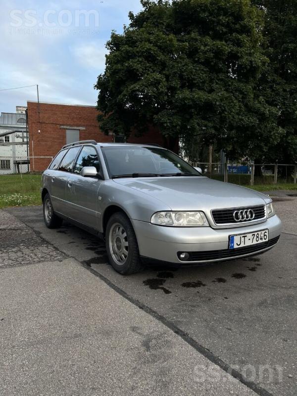 Grey Audi A4 2000 in Ludza, with an engine capacity of 1.90 L and mileage of 270 thousand km for 1250 €, photo 2 on AUTOMOTO.COM.LV