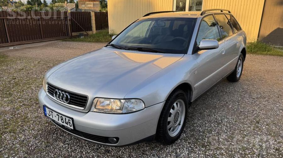 Grey Audi A4 2000 in Rezekne, with an engine capacity of 1.90 L and mileage of 270 thousand km for 1850 €, photo 1 on AUTOMOTO.COM.LV
