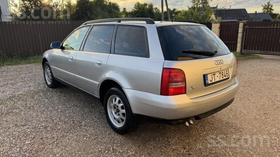Grey Audi A4 2000 in Rezekne, with an engine capacity of 1.90 L and mileage of 270 thousand km for 1850 €, photo 4 on AUTOMOTO.COM.LV