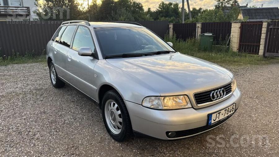 Grey Audi A4 2000 in Rezekne, with an engine capacity of 1.90 L and mileage of 270 thousand km for 1850 €, photo 6 on AUTOMOTO.COM.LV