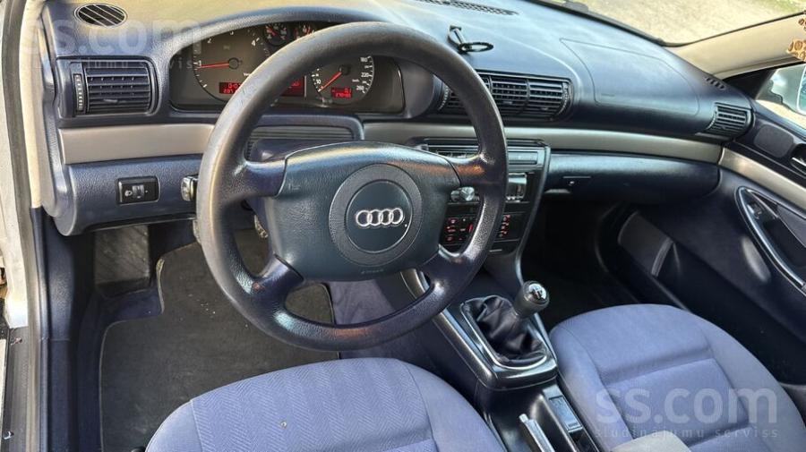 Grey Audi A4 2000 in Rezekne, with an engine capacity of 1.90 L and mileage of 270 thousand km for 1850 €, photo 8 on AUTOMOTO.COM.LV