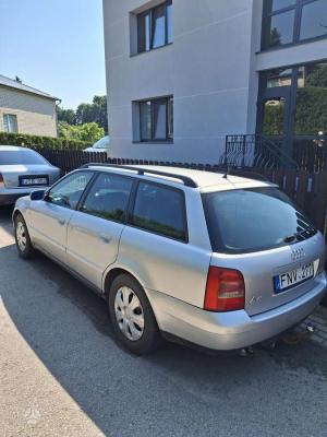 Grey Audi A4 2000 in Jurbarkas, with an engine capacity of 1.90 L and mileage of 350 thousand km for 1200 €, photo  on AUTOMOTO.COM.LV