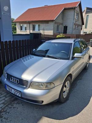 Pelēks Audi A4 2000 Jurbarkas, ar dzinēja tilpumu 1.90 L un nobraukumu 350 tūkst. km par 1200 €, foto 4 vietnē AUTOMOTO.COM.LV