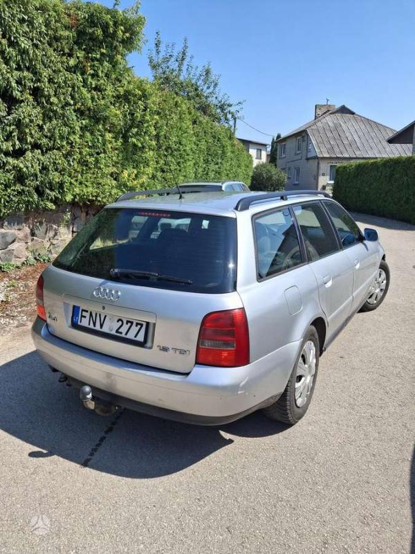 Grey Audi A4 2000 in Jurbarkas, with an engine capacity of 1.90 L and mileage of 350 thousand km for 1200 €, photo 4 on AUTOMOTO.COM.LV
