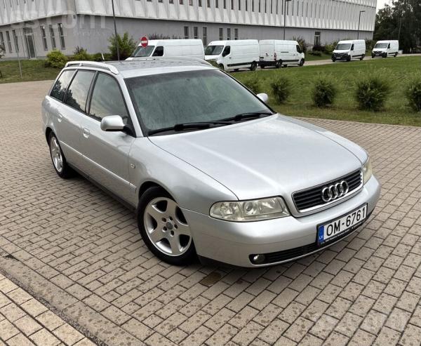 Grey Audi A4 2000 in Riga, with an engine capacity of 1.90 L and mileage of 347 thousand km for 2550 €, photo 2 on AUTOMOTO.COM.LV