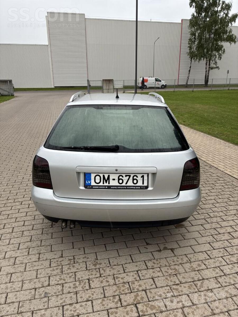 Grey Audi A4 2000 in Riga, with an engine capacity of 1.90 L and mileage of 347 thousand km for 2550 €, photo 7 on AUTOMOTO.COM.LV