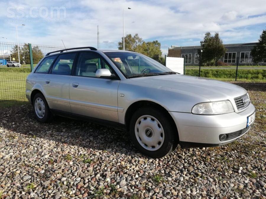 Grey Audi A4 2000 in Saldus, with an engine capacity of 1.60 L and mileage of 246 thousand km for 1500 €, photo 1 on AUTOMOTO.COM.LV