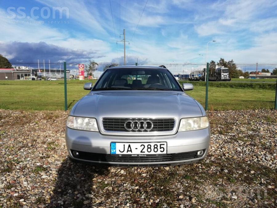 Grey Audi A4 2000 in Saldus, with an engine capacity of 1.60 L and mileage of 246 thousand km for 1500 €, photo 4 on AUTOMOTO.COM.LV