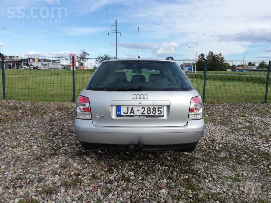 Grey Audi A4 2000 in Saldus, with an engine capacity of 1.60 L and mileage of 246 thousand km for 1500 €, photo 7 on AUTOMOTO.COM.LV