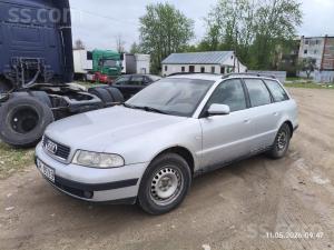 Pelēks Audi A4 2000 Rēzekne, ar dzinēja tilpumu 1.90 L un nobraukumu 400 tūkst. km par 650 €, foto  vietnē AUTOMOTO.COM.LV