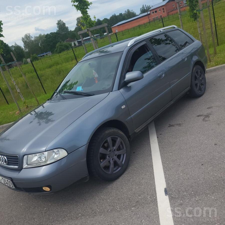 Grey Audi A4 2001 in Valmiera, with an engine capacity of 1.90 L and mileage of 442 thousand km for 950 €, photo 4 on AUTOMOTO.COM.LV