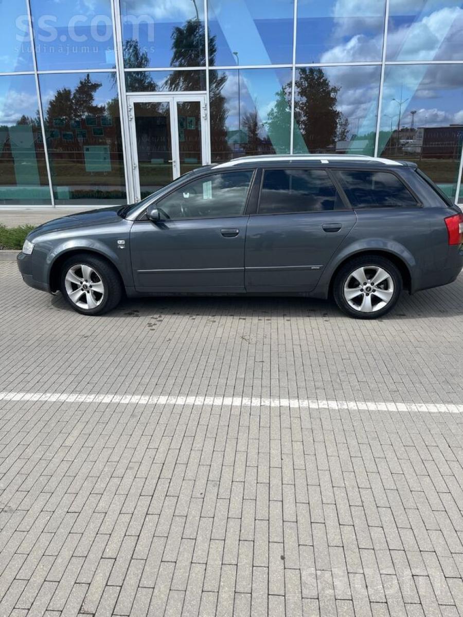 Grey Audi A4 2001 in Rezekne, with an engine capacity of 1.90 L and mileage of 305 thousand km for 1950 €, photo 2 on AUTOMOTO.COM.LV