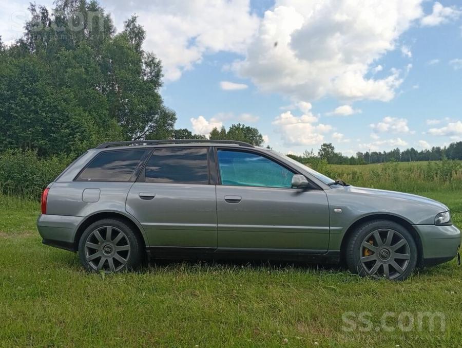 Grey Audi A4 2001 in Bauska, with an engine capacity of 1.90 L and mileage of 365 thousand km for 3100 €, photo 3 on AUTOMOTO.COM.LV