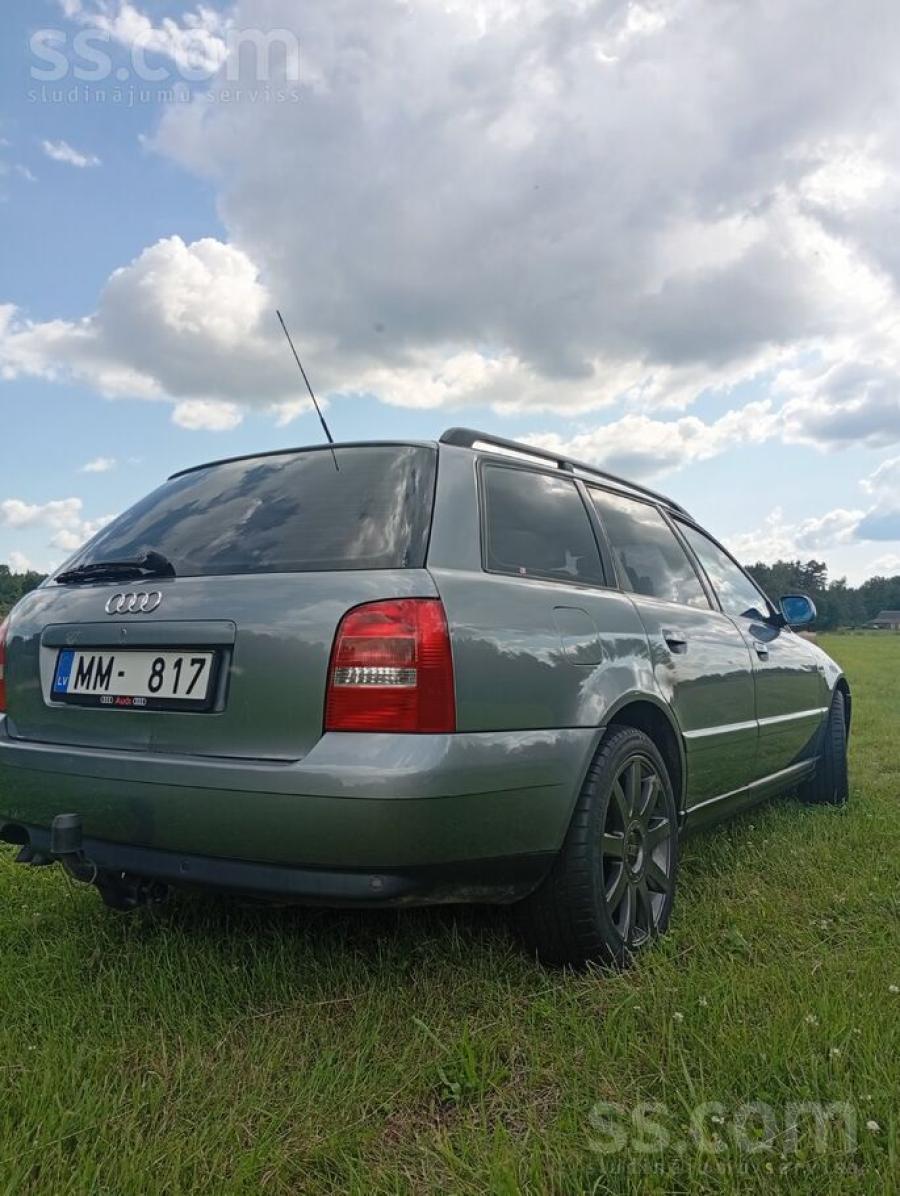 Grey Audi A4 2001 in Bauska, with an engine capacity of 1.90 L and mileage of 365 thousand km for 3100 €, photo 4 on AUTOMOTO.COM.LV