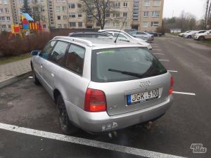 Grey Audi A4 2001 in Utena, with an engine capacity of 1.90 L and mileage of 420 thousand km for 799 €, photo 4 on AUTOMOTO.COM.LV