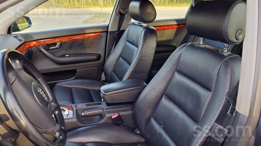 Pelēks Audi A4 2001 Dobele, ar dzinēja tilpumu 3.00 L un nobraukumu 305 tūkst. km par 3900 €, foto 23 vietnē AUTOMOTO.COM.LV