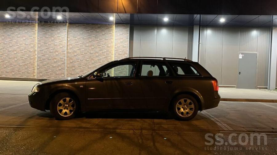 Grey Audi A4 2001 in Daugavpils, with an engine capacity of 1.90 L and mileage of 426 thousand km for 1300 €, photo 5 on AUTOMOTO.COM.LV