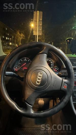 Grey Audi A4 2001 in Daugavpils, with an engine capacity of 1.90 L and mileage of 426 thousand km for 1300 €, photo 7 on AUTOMOTO.COM.LV