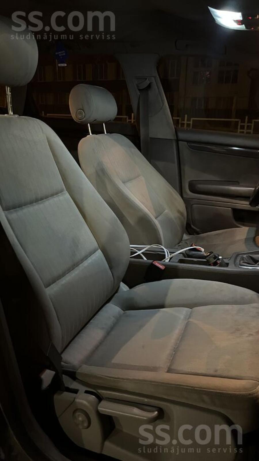 Grey Audi A4 2001 in Daugavpils, with an engine capacity of 1.90 L and mileage of 426 thousand km for 1300 €, photo 12 on AUTOMOTO.COM.LV