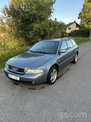 Grey Audi A4 2001 in Riga, with an engine capacity of 1.90 L and mileage of 303 thousand km for 1200 €, photo  on AUTOMOTO.COM.LV