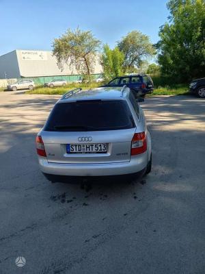 Pelēks Audi A4 2001 Marijampole, ar dzinēja tilpumu 1.90 L un nobraukumu 292 tūkst. km par 2300 €, foto 7 vietnē AUTOMOTO.COM.LV