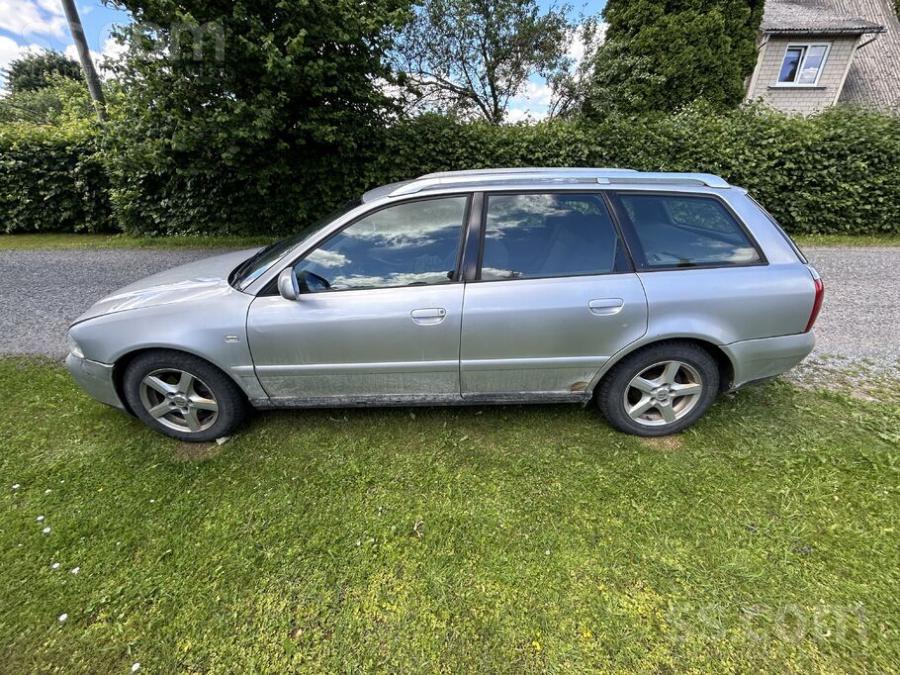 Grey Audi A4 2001 in Riga, with an engine capacity of 1.90 L and mileage of 485 thousand km for 450 €, photo 1 on AUTOMOTO.COM.LV