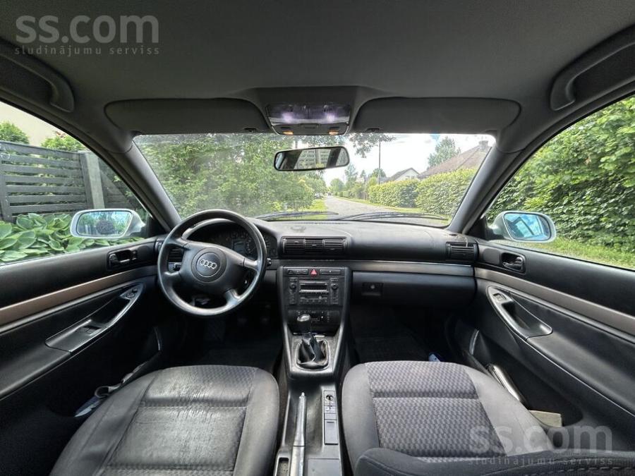 Grey Audi A4 2001 in Riga, with an engine capacity of 1.90 L and mileage of 485 thousand km for 450 €, photo 6 on AUTOMOTO.COM.LV