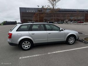 Pelēks Audi A4 2001 Klaipėda, ar dzinēja tilpumu 2.00 L un nobraukumu 298 tūkst. km par 1150 €, foto 4 vietnē AUTOMOTO.COM.LV