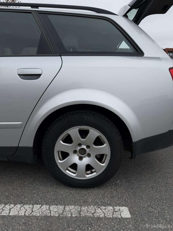 Pelēks Audi A4 2001 Klaipėda, ar dzinēja tilpumu 2.00 L un nobraukumu 298 tūkst. km par 1150 €, foto 6 vietnē AUTOMOTO.COM.LV