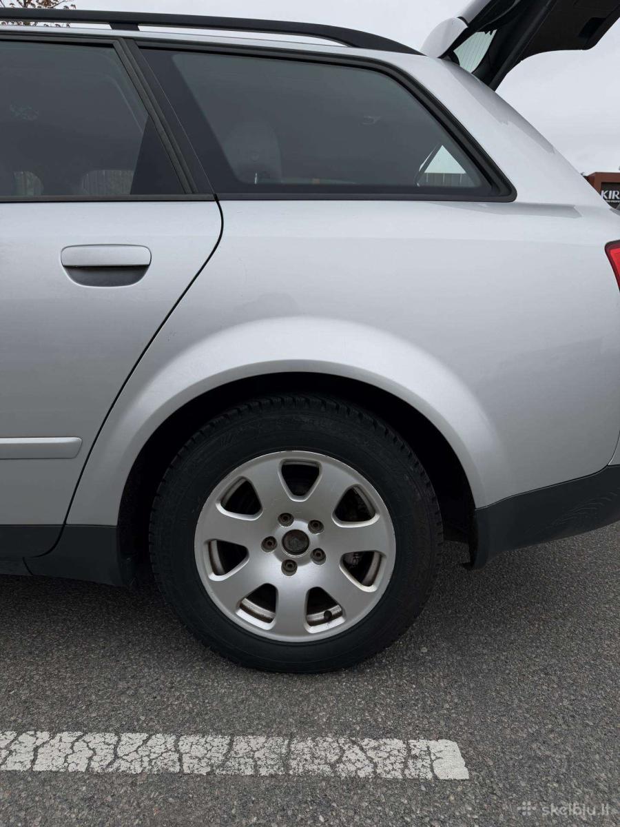 Pelēks Audi A4 2001 Klaipėda, ar dzinēja tilpumu 2.00 L un nobraukumu 298 tūkst. km par 1150 €, foto 7 vietnē AUTOMOTO.COM.LV
