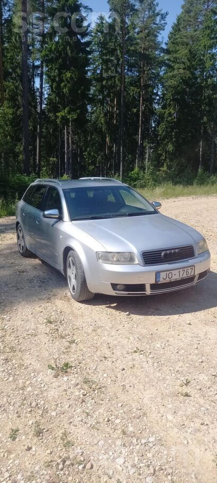 Grey Audi A4 2001 in Talsi, with an engine capacity of 2.50 L and mileage of 343 thousand km for 1850 €, photo 1 on AUTOMOTO.COM.LV
