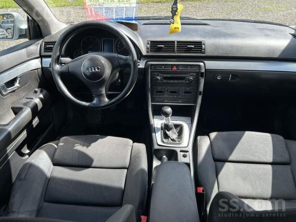 Grey Audi A4 2001 in Limbazi, with an engine capacity of 1.90 L and mileage of 380 thousand km for 1350 €, photo 9 on AUTOMOTO.COM.LV