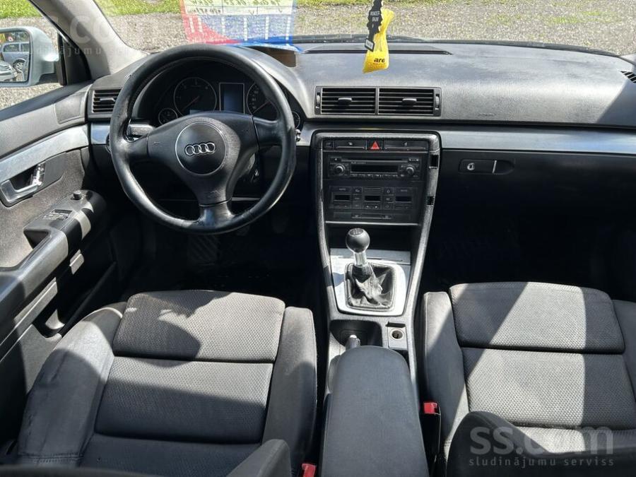 Pelēks Audi A4 2001 Limbaži, ar dzinēja tilpumu 1.90 L un nobraukumu 380 tūkst. km par 1350 €, foto 10 vietnē AUTOMOTO.COM.LV