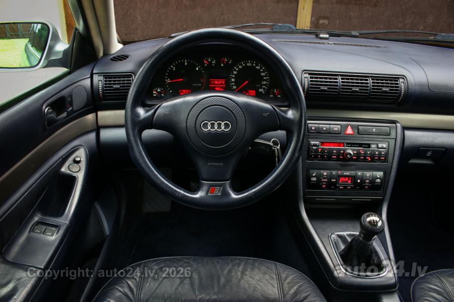 Grey Audi A4 2001 in Viljandi, with an engine capacity of 1.90 L and mileage of 237 thousand km for 3690 €, photo 8 on AUTOMOTO.COM.LV