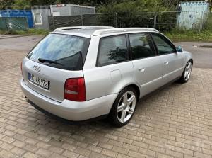 Grey Audi A4 2001 in Riga, with an engine capacity of 1.90 L and mileage of 343 thousand km for 2550 €, photo 6 on AUTOMOTO.COM.LV