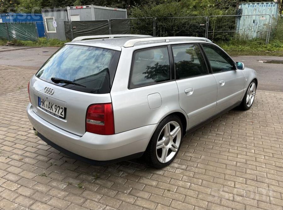Grey Audi A4 2001 in Riga, with an engine capacity of 1.90 L and mileage of 343 thousand km for 2550 €, photo 6 on AUTOMOTO.COM.LV
