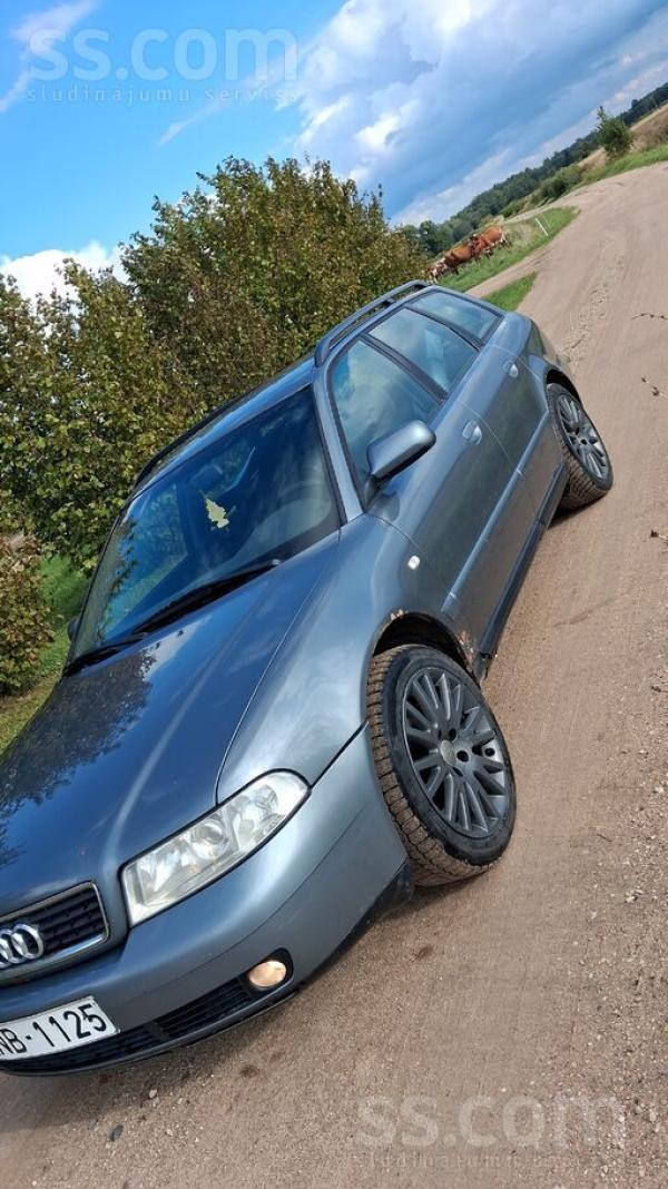 Ауди А4 2001 в Балви на AUTOMOTO.COM.LV Серый Ауди А4 2001 в Балви, объемом двигателя 1.90 л и пробегом 421 тыс. км за 2500 €, фото 3 на AUTOMOTO.COM.LV